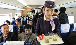 China Train Food and Beverages: Dining Car, food trolleys, Box Meals ...
