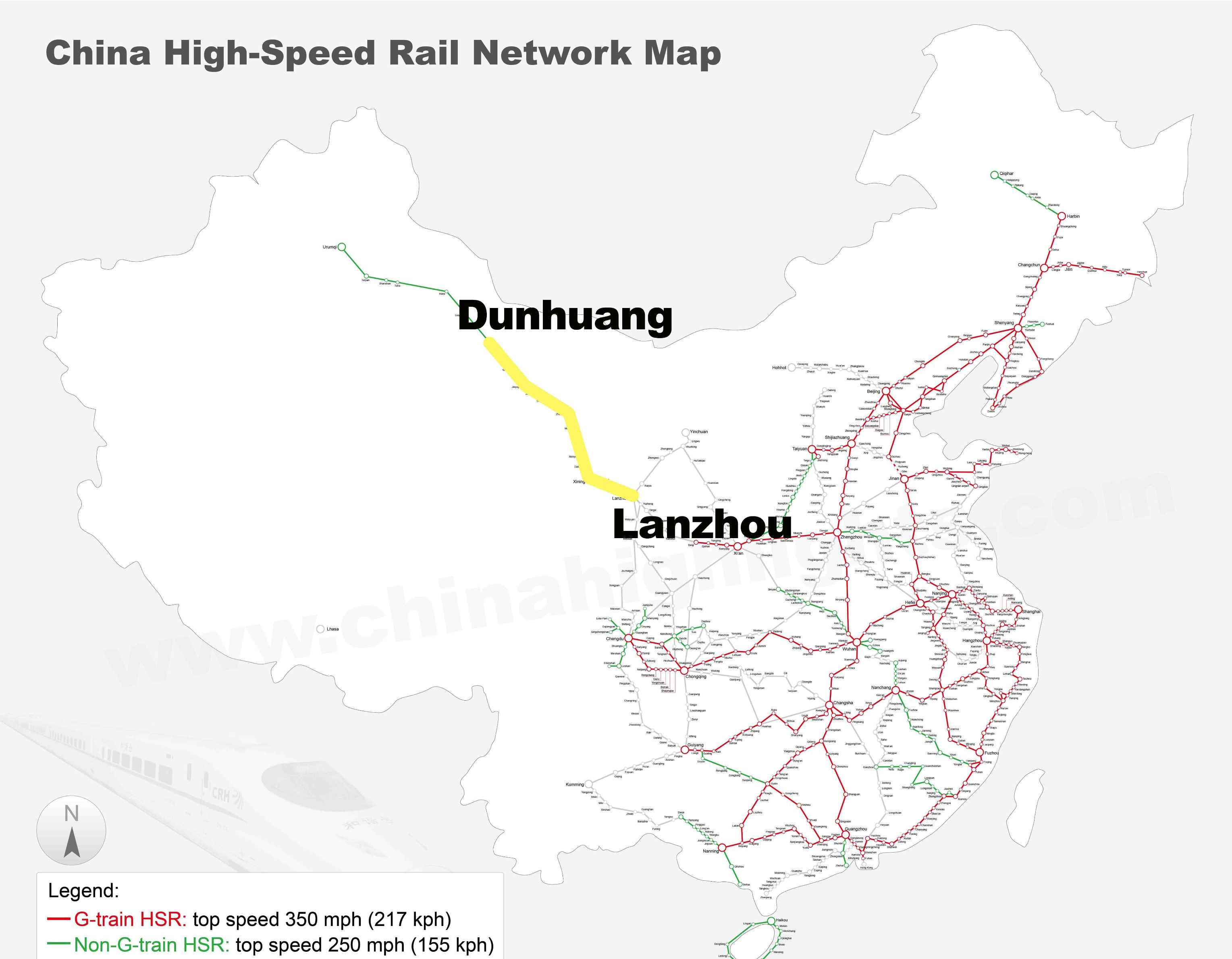 Lanzhou to Dunhuang Trains : Schedules, Ticket, Distance