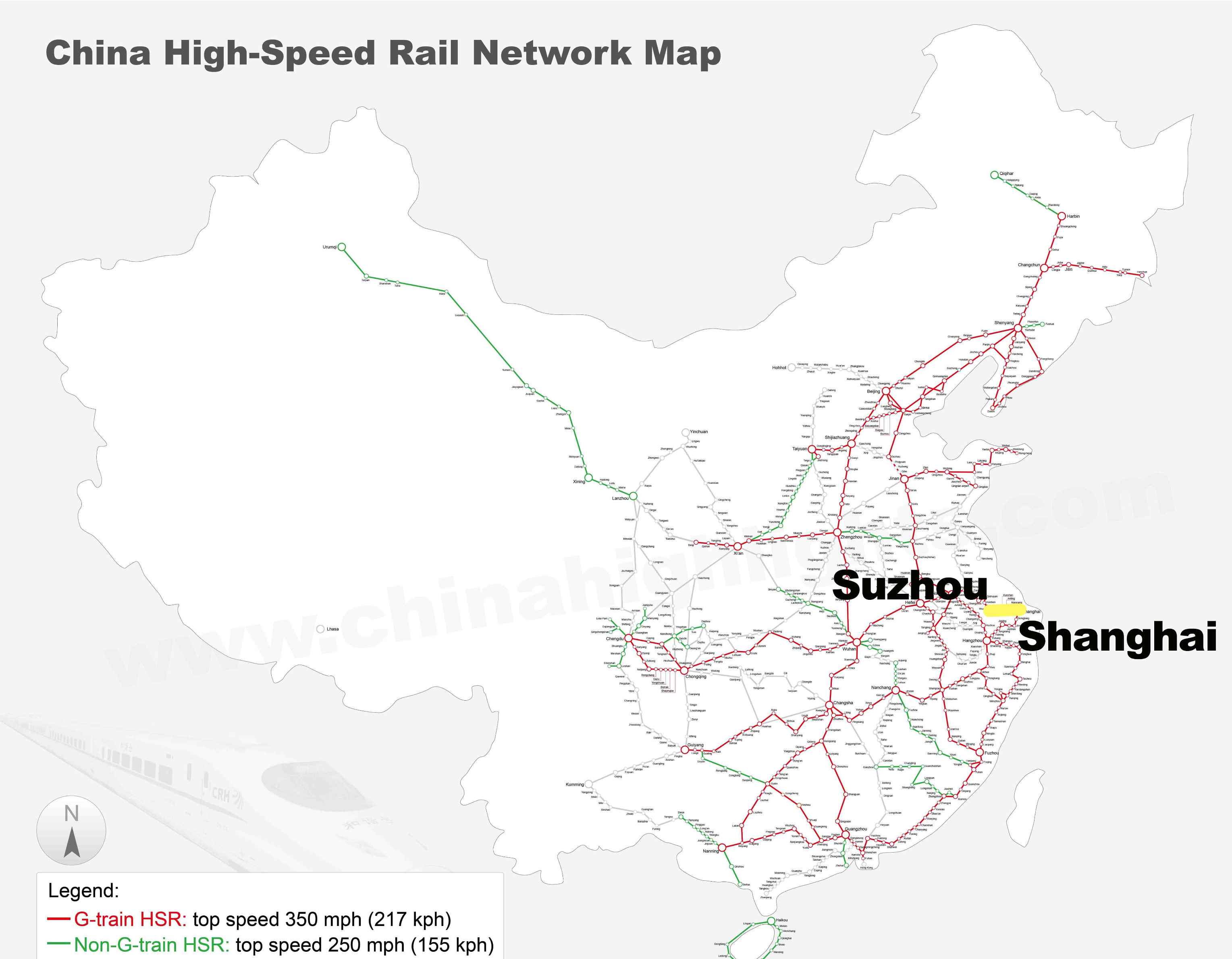 High-Speed Trains from Shanghai to Suzhou: Distance, Timetables, and ...