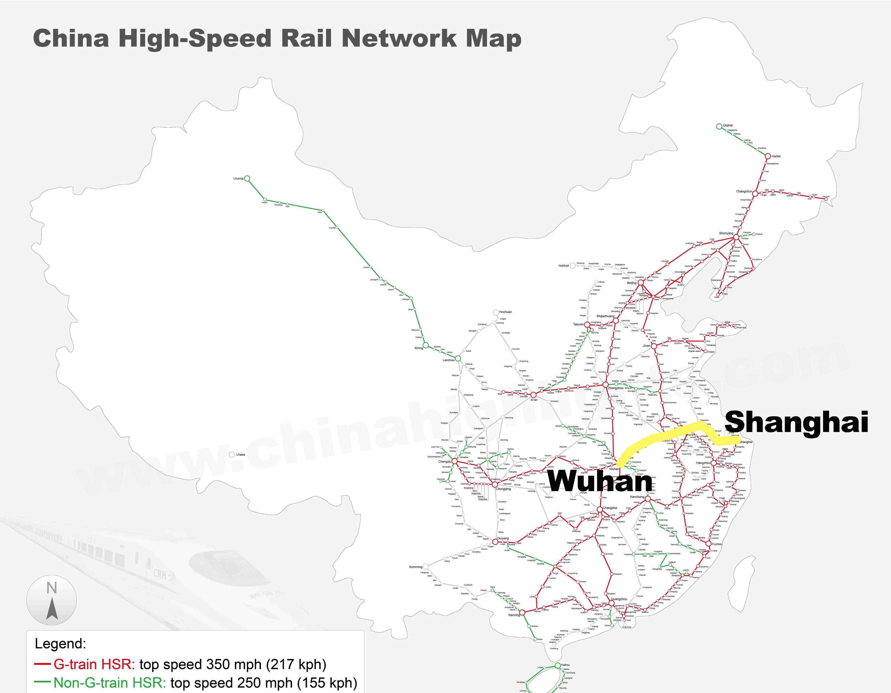 High-Speed Trains from Shanghai to Wuhan: Distance, Timetables, and Tickets