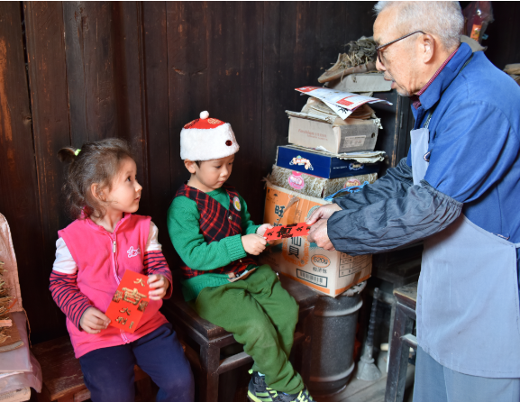 The Chinese New Year Tradition---Exchanging Red Envelopes