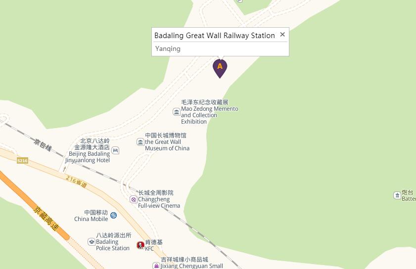 Badaling Map