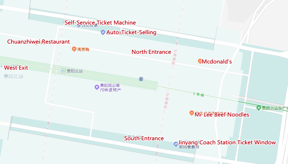 Guiyang North Railway Station: 2019 Map, Going to Other Railway ...