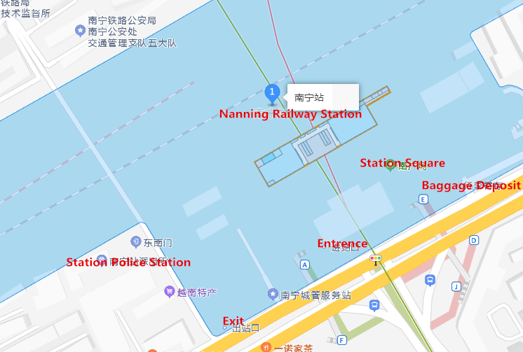 Nanning Railway Station: 2020 Map, Popular High-Speed Trains to other ...