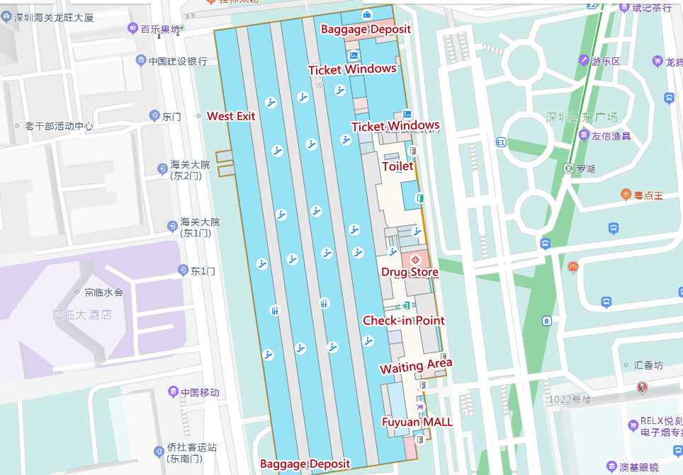 Shenzhen Railway Station: Map, Bullet Trains and Transportation to Hong ...