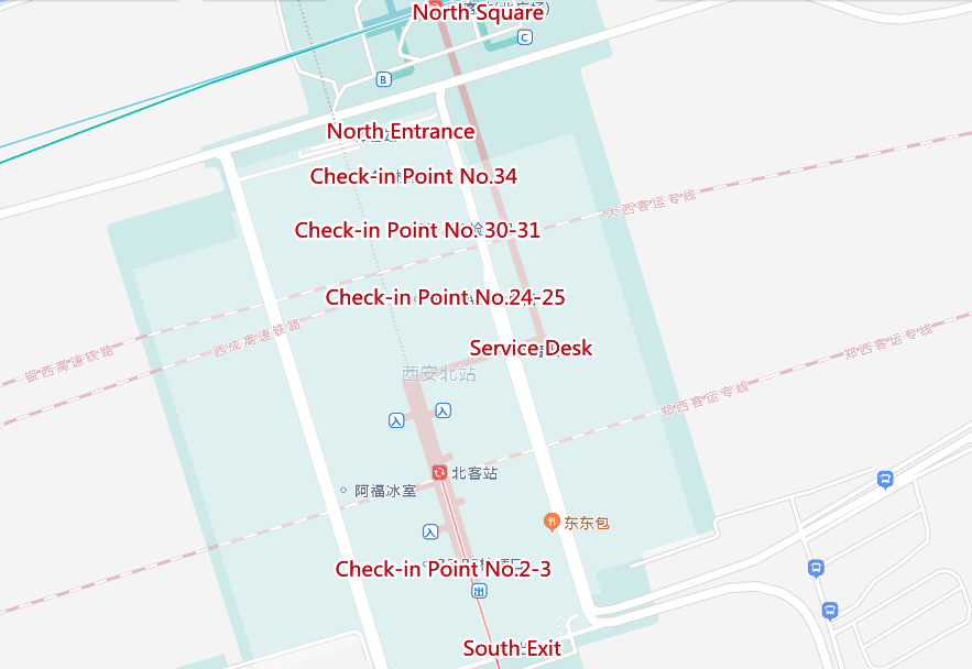 Xian North Railway Station: Map, Bullet Trains, and City Transport ...