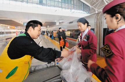 Takeout on Chinese High-speed Train
